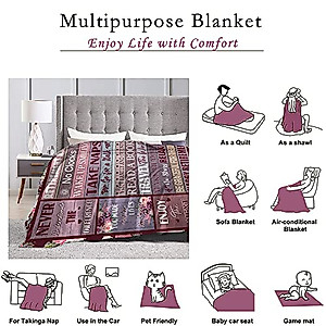 Retirement Gifts for Women & Men, Soft Retirement Blanket 60"X50", Happy Retirement Gifts for Coworker Police Teacher Nurses Dad Mom, Best Thoughtful Classy Female Retirement Gifts