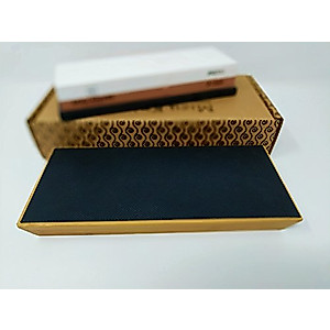 Mizu 1000 / 6000 Grit Premium Whetstone Knife Sharpening Stone Set, Ideal Sharpener for All Blades, Japanese Style Waterstone with Non Slip Bamboo Base, Includes Angle Guide & Instructions