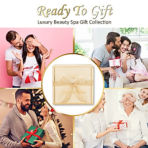 Spa Gift Baskets for Women in Vanilla Honey | Holiday Christmas Mothers Day Gifts Idea - Sister Mom Wife | Happy Birthday Gifts For Women | Best Friends Gifts for Women | Friends Female