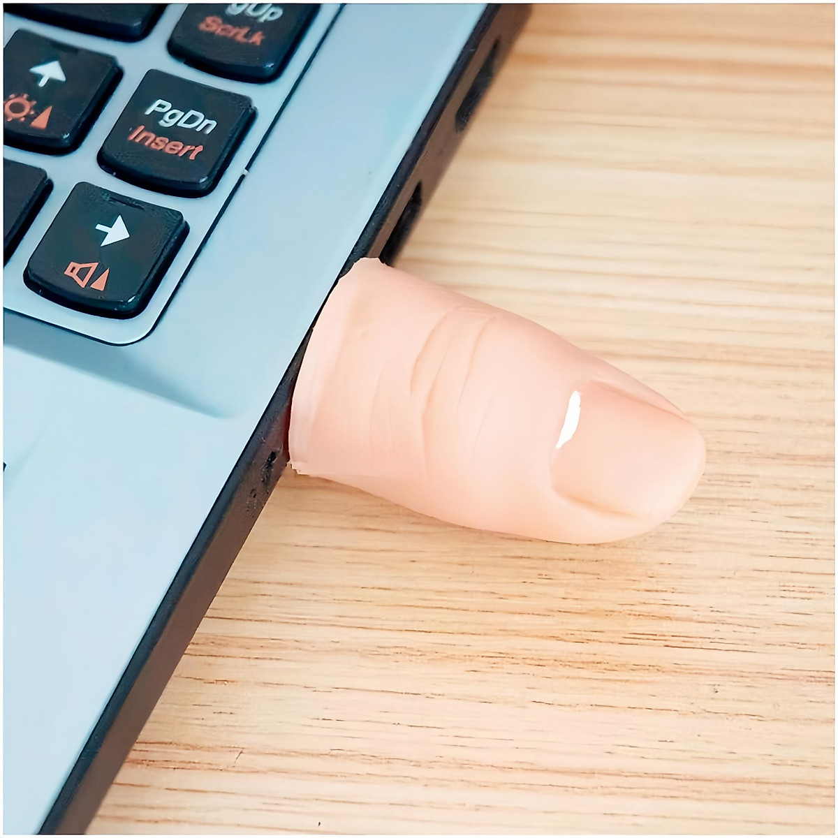 EcooDisk 128GB USB 3.0 Flash Drive Finger Shaped Memory Stick High Speed Data Storage