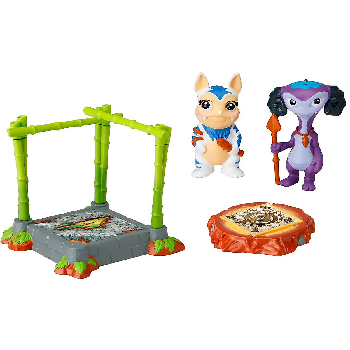 WowWee W0171 AppGear Akodomon Shara and Congo Edition Mobile Application Game for Apple or Android Devices - Retail Packaging - Grey