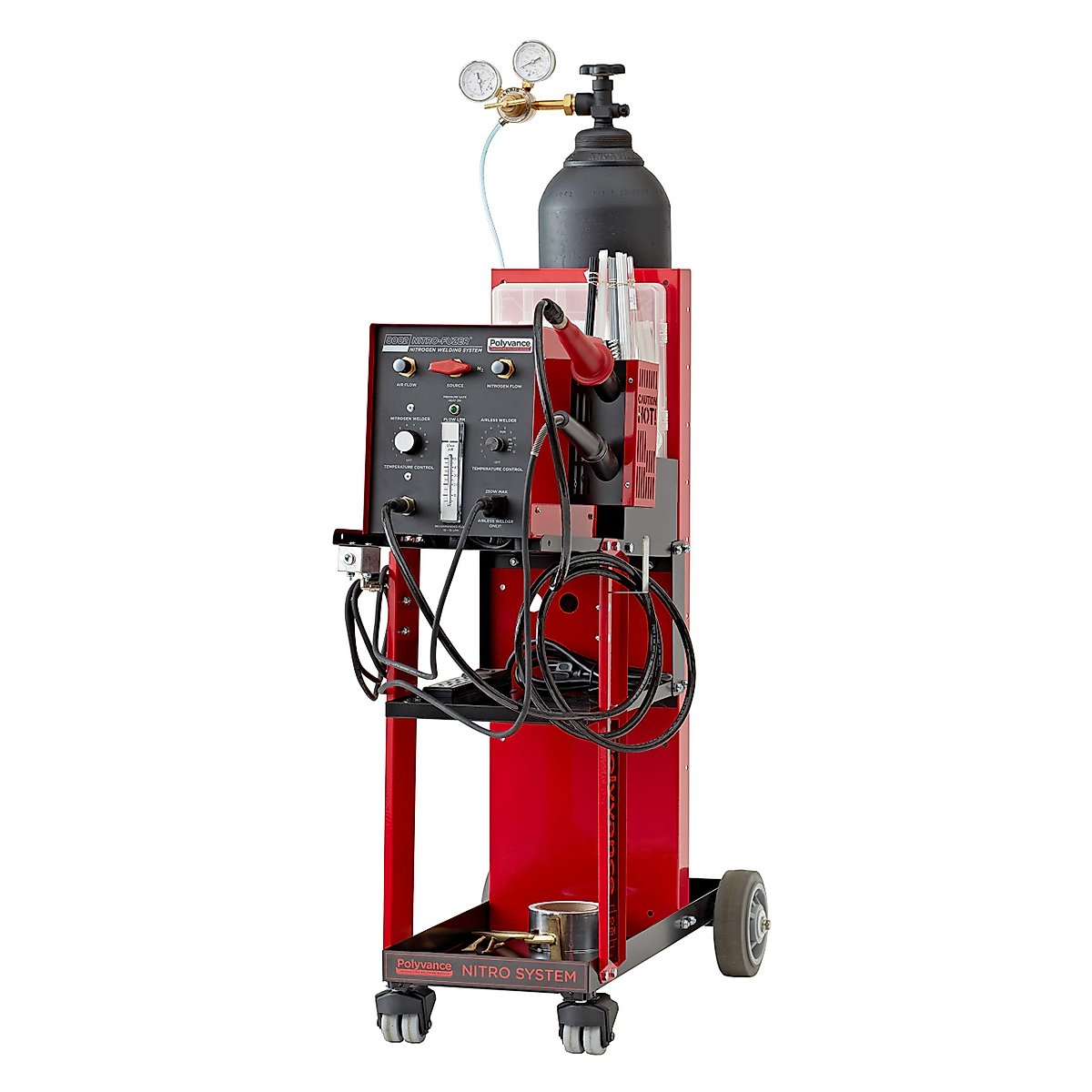 Polyvance Nitro Fuzer, Dual Gas, With Cart, Analog controls