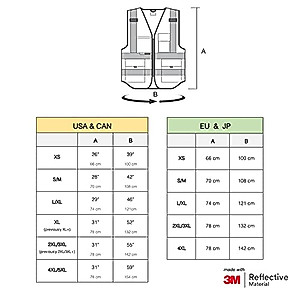 Salzmann Mesh Multi-Pocket Working Vest - Reflective Vest - Made with 3M Reflective Material
