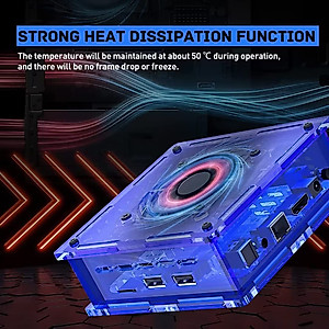 Kinhank Super Console X PRO Plus, Retro Game Console 256GB Built-in 117,000+ Games, Video Game Console Systems for 4K TV HD/AV Output, 2 Wireless Controllers (256)