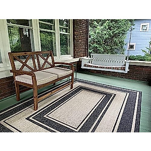 Sqodok Patio Chair Cushions 19 x 19 inch Waterproof Outdoor Cushions Fade Resistant Seat Cushions for Patio Furniture Patio Cushions Set of 2 for Garden Sofa Couch Chair, Tan