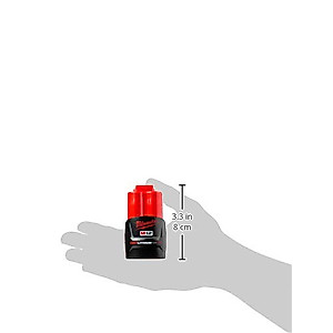 Milwaukee 48-11-2401 Genuine OEM M12 REDLITHIUM 12 Volt 1.5 Amp Compact Lithium Ion Battery with Overload Protection for Cordless Power Tools