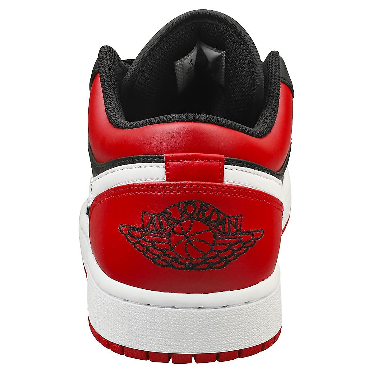 Nike Air Jordan 1 Low Men's Shoes Alternate Bred Toe 553558 066 - Size 11.5 White/Black