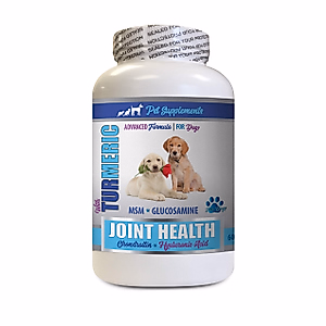 PET SUPPLEMENTS Joint Health Care for Dogs - Turmeric Joint Health for Dogs - Advanced Formula for Joints - Dog Turmeric - 3 Bottles (180 Tablets)