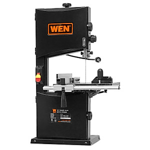 WEN Band Saw with Stand, 10-Inch, 3.5-Amp, Two-Speed (BA3962) and BB7250 72" Woodcutting Bandsaw Blade with 6 TPI & 1/2" Width