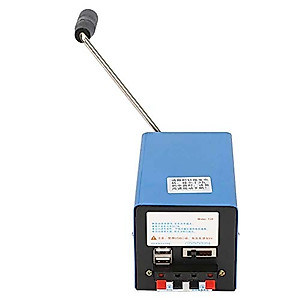 High Power Hand cranked Generator, 20W Portable USB Charging Emergency Dynamotor, Low Noise, for Field Operations/Survival Training/Emergency Communication