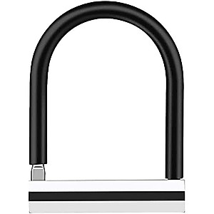 Bicycle Lock U-Shaped Lock Anti-Theft Lock Crescent Lock Core, Anti-Hydraulic Shear, Suitable for Motorcycle/Bike