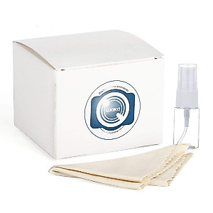 waka 12 Pack 0.35oz/10ml Empty Small Spray Bottle, Clear Plastic Fine Mist Mini Spray Bottle for Travel, Cleaning, Essential Oils, Perfume + Microfiber Cleaning Cloth