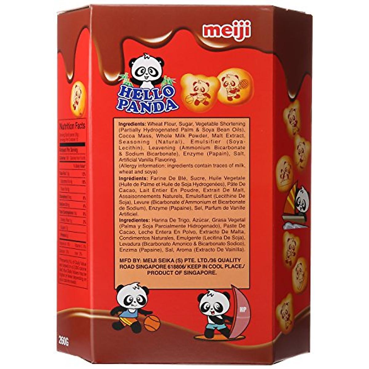 Meiji Hello Panda Chocolate Biscuit, 9.1 Ounce