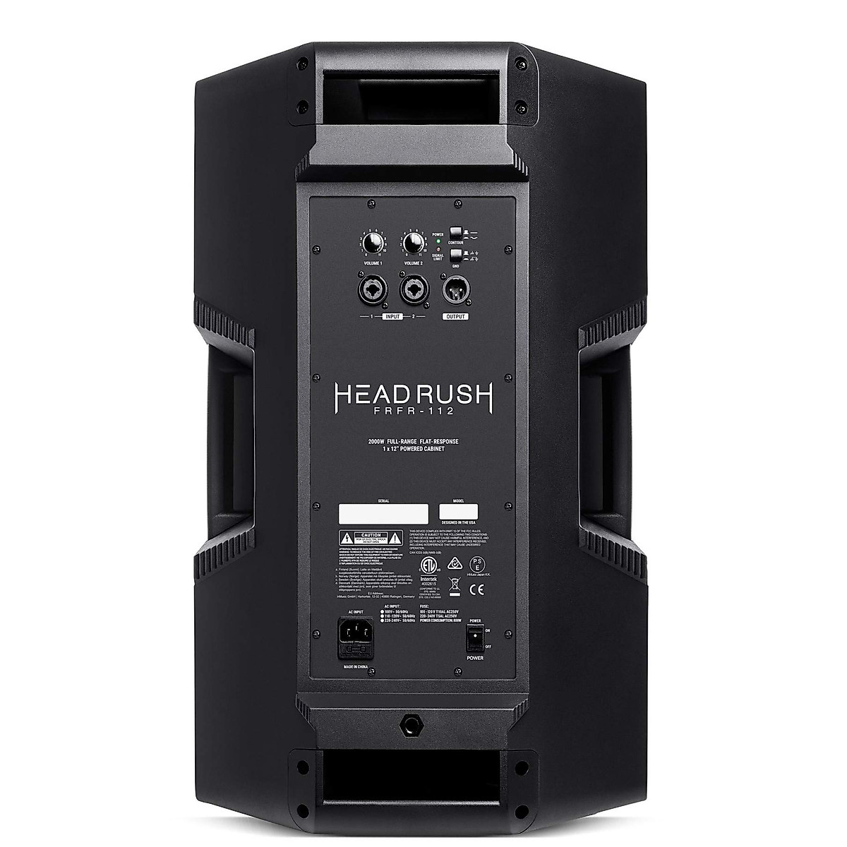 HeadRush FRFR-112 | Active 2000-Watt Full-Range, Flat-Response 12-in/2-Way Cabinet for Guitar Multi FX and Amp Modelling Processors