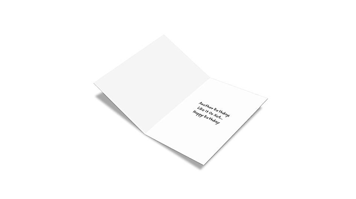 Funny Birthday Notecard for Men - Hilarious Elder Humor Card