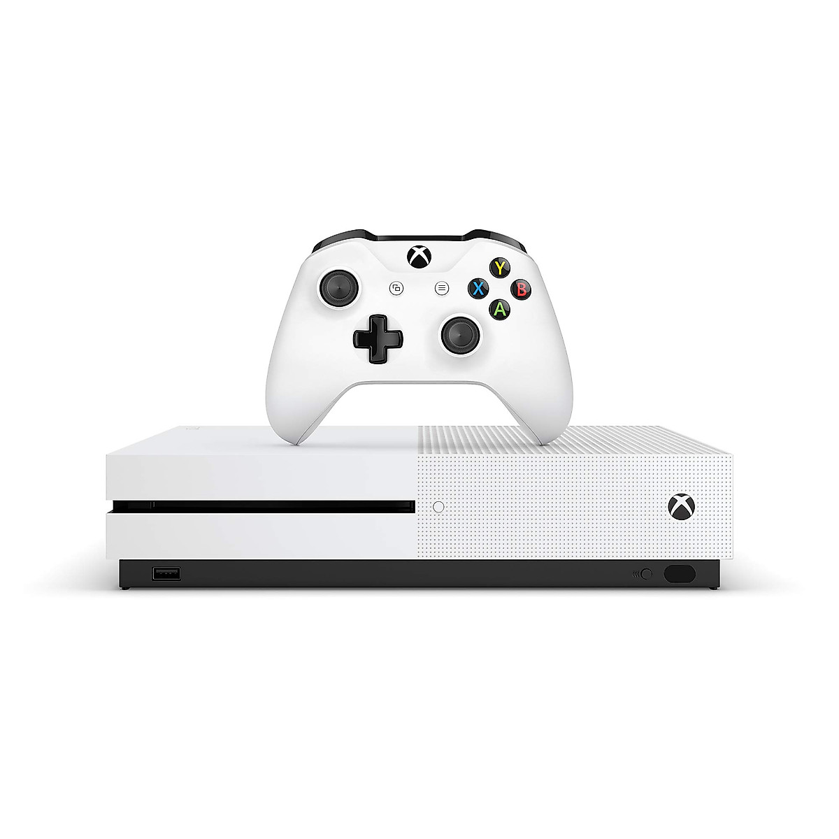 Microsoft Xbox One S 1TB Gears 5 Console Bundle - White Xbox One S Console & Controller - Full download of Gears 5 included - Custom AMD Octa-core CPU - 8GB RAM 1TB HDD - 4K Blu-ray & Streaming