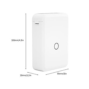 LIUYUNQI Label Maker Machine Mini Pocket Thermal Label Printer All in BT Connect DIY Date Journal Study Sticker