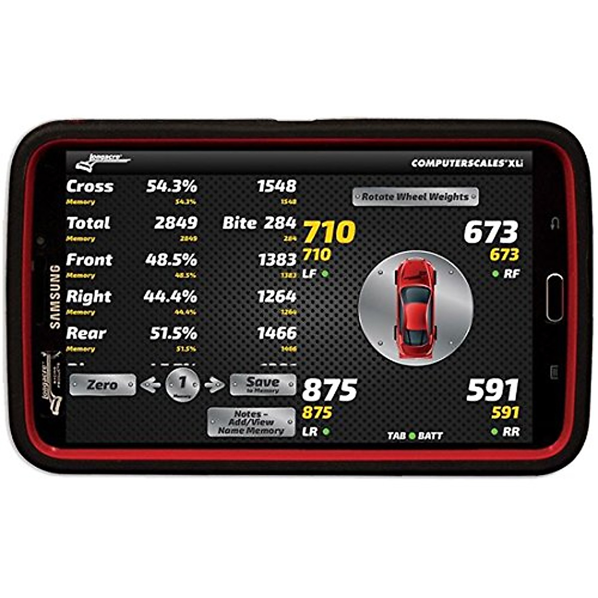 Longacre 52-72613 DX2 Tablet Computerscales With Cart