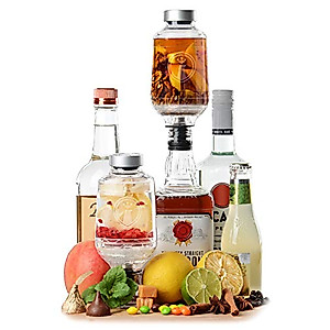 Prepara Tastemaker Craft Mixologist Liquor/Wine Infuser, 9 fl. oz, clear