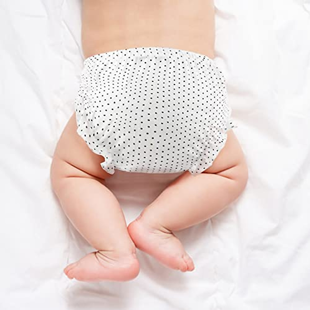 Diaper Covers for Girl Cute Newborn Toddler Baby Girls Boy Kids Cotton Bloomer Basic Shorts Washable Reusable Diaper Cover 4 Pack (Color B 100cm (2-3Y))