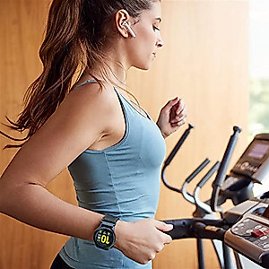 2PACK AHXLL Nylon bands compatible with Samsung Galaxy Watch Active 2 44mm 40mm/Active 40mm/Galaxy Watch 3 41mm/ Galaxy Watch 4 40mm 44mm /Galaxy Watch 5 Pro 45mm, 20mm Stretchy Sport Loop Breathable Wristband (Black+Army Green)