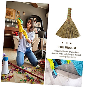 minkissy 10 Pcs Desktop Small Broom Miscanthus Small Broom Kitchen Desktop Cleaning Broom Kids Desks Broom Mini Desk Whisk Broom
