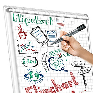 STAEDTLER 356 B WP6 Lumocolor Flipchart Markers, Chisel Tip 2-5mm Line Width - Assorted Colours (Pack of 6)