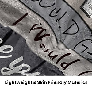 Jnufoju Husband Fathers Day Birthday Gift - Wedding Anniversary Romantic Gifts for Him - Gifts for Husband from Wife - Husband Gifts Throw Blanket 60 x 50 inch - Unique Birthday Gifts for Husband