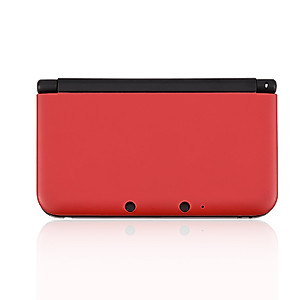 RANNYY case, Full Housing Case Cover Shell Repair Parts Complete Fix Replacement Kit for 3DS XL (red)