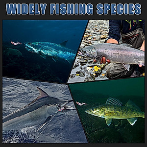 Fishing Lures, Full-Size Multi Jointed Swimbait, Slow Sinking Segmented Bass Fishing Lure, Fishing Lure Freshwater or Saltwater, Perch Pike Walleye Striped Bass Lures, Fishing Bait Kit