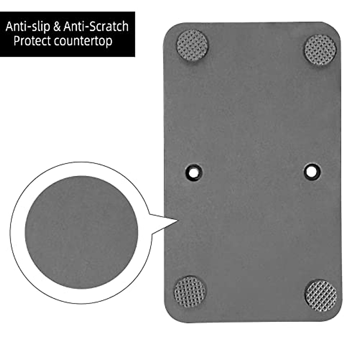 Towel Rack,Hand Towel Holder for Bathroom,Kitchen Hand Towel Rack for Countertop Vanity,Double-T Hand Towel Stand with Base,Metal Towel Stand,Black