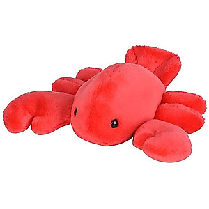 The Dreidel Company Plush Lobster Mighty Mights, 3.5" Inch Plush Stuffed, Super Soft and Cuddly Animal Toys, Classroom Decorations, Boys and Girls (Lobster)