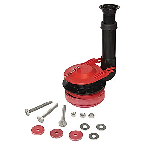 Korky 5030BP Large Flush Valve Kit, 3 Inch, Red