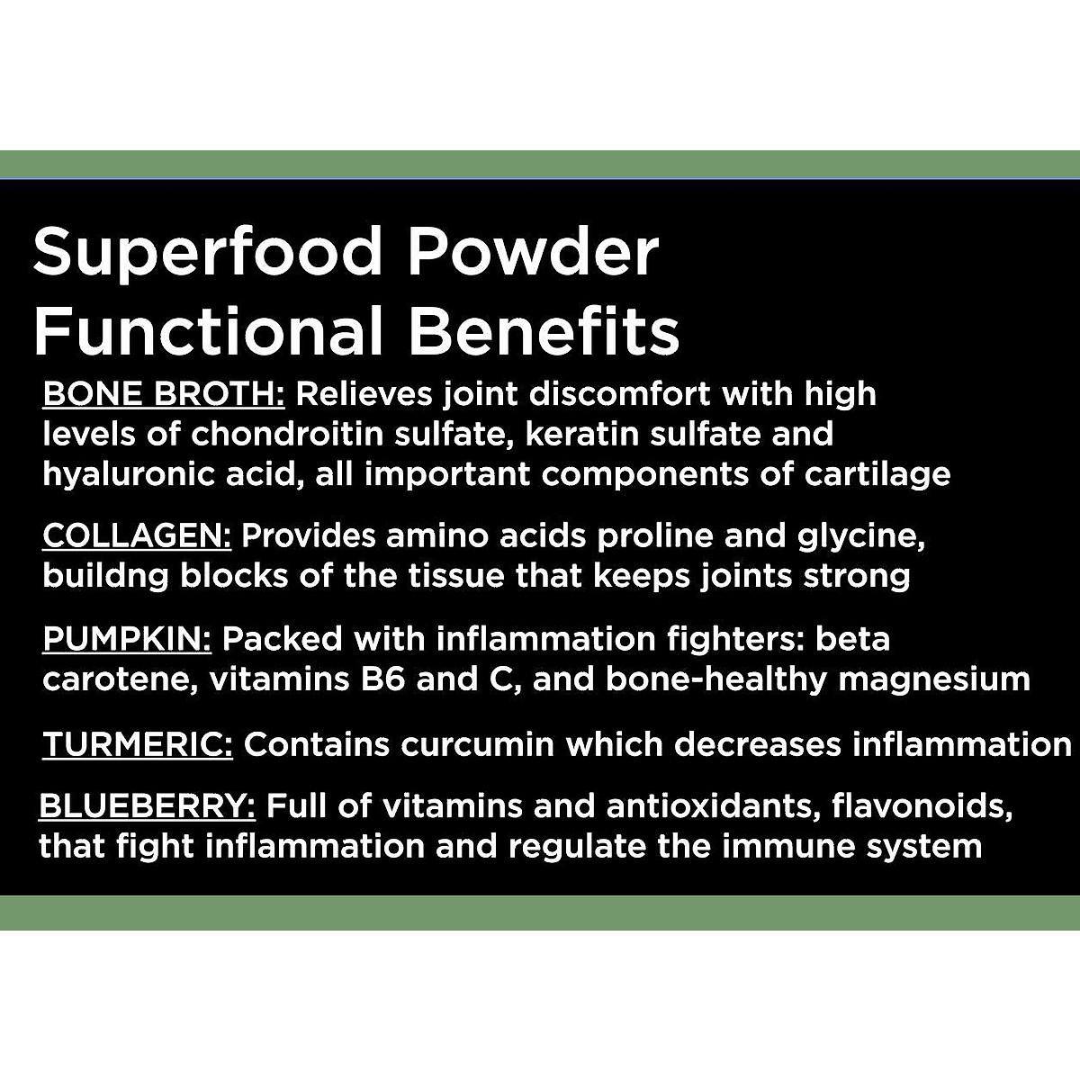 Nature's Diet Pet Original Bone Broth Protein Powder with Functional Benefits for Hip and Joint, Digestion, Skin and Coat (Hip & Joint, 6 oz = 60 Servings)