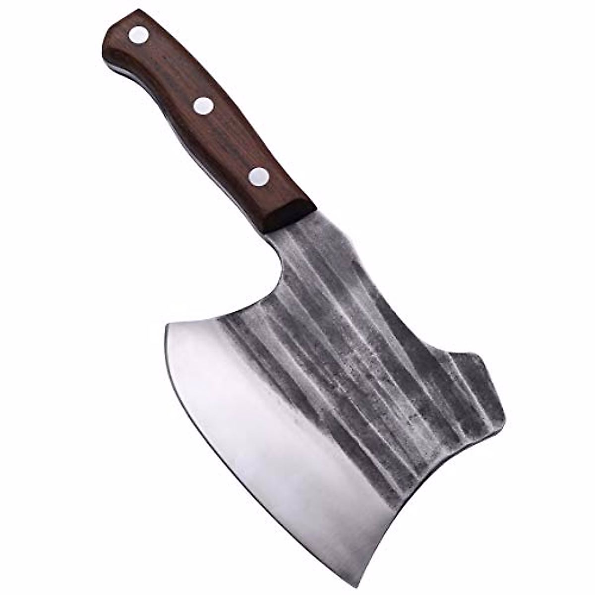 Kitory Frozen Meat Cleaver, Massive Forged Super Heavy Duty Kitchen Axe Knife, Axes Butcher Chopper for big bone and frozen meat -1.68 LB-K2