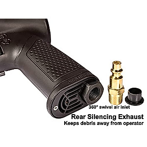 Dynastus 1/2-Inch Ultra Compact Composite Twin-hammer Air Impact Wrench