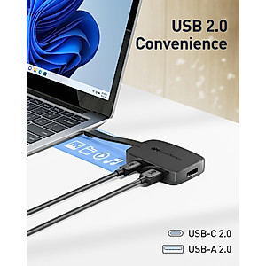 Cable Matters 4K@240Hz USB C Hub DisplayPort 1.4 with 100W Charging, Support 8K@60Hz, HDR(Foldable USB C to DisplayPort Hub) Compatible with Thunderbolt 4, MacBook Pro, XPS, iPad Pro, iPhone 16/15 Pro
