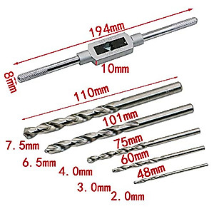 Loboo Idea 11 Pieces Damaged Screw Extractor Set, Remove Broken Head Screw & Bolt Screw Extractor Drill Bit Set, Adjustable Tap Die Wrench Stud Remover Screw Extractor Set (11 Pieces Screw Extractor)