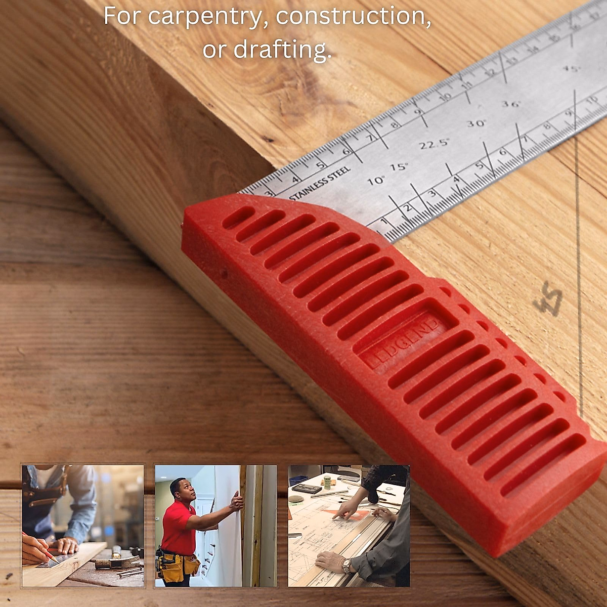 Kapro Set Legend Try with Mitre Square with Stainless Steel Blade & Handy Pocket Level - 4"