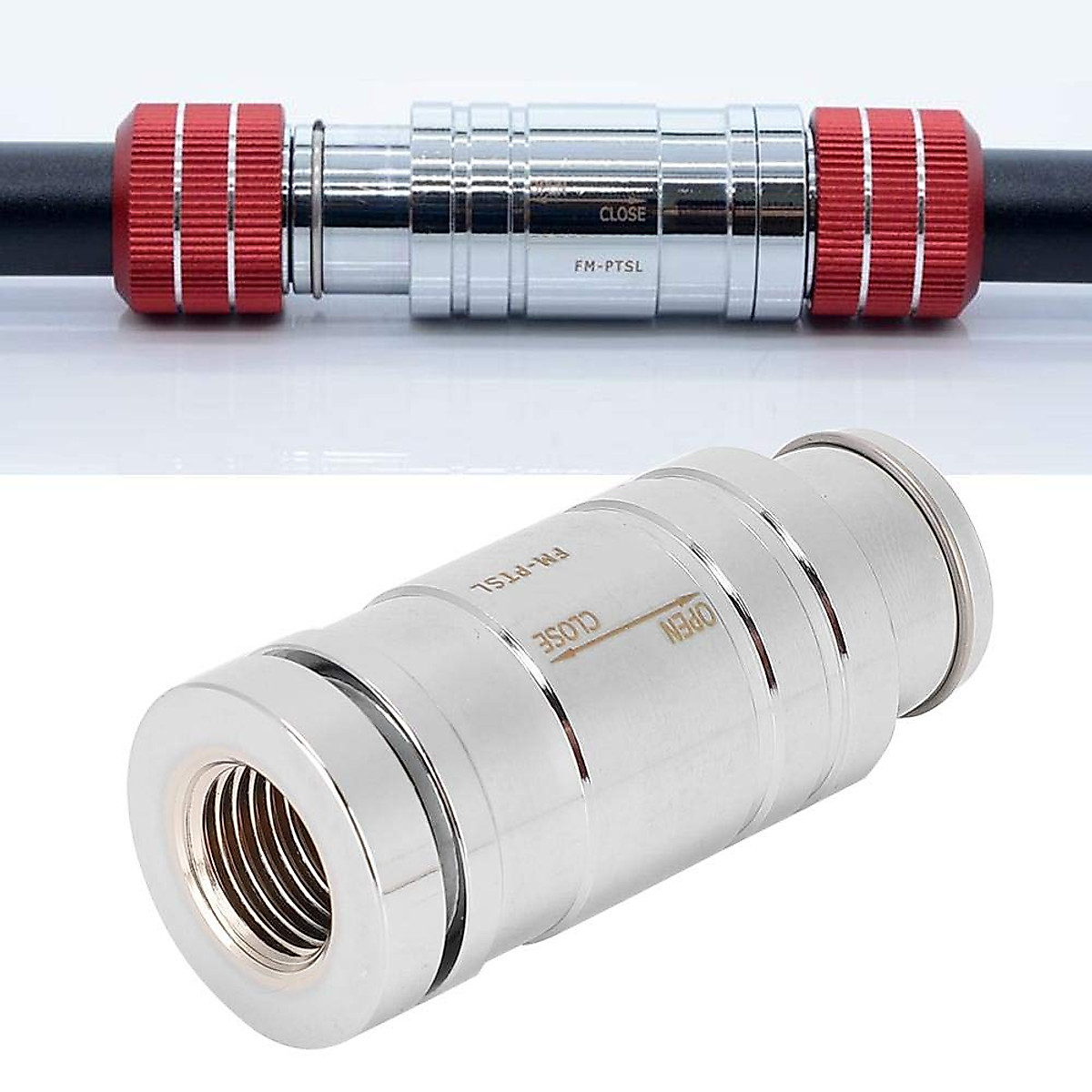 Drain valve, G1/4 internal thread Computer water cooling Drain valve valve made of brass with tight seal for computer water cooling system default