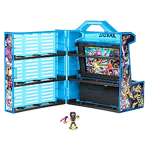 Akedo - Ultimate Arcade Warriors Collector Case Mini Battling Action Figures Ready, Fight, Split Strike,Multicolor,14241, For Ages 6+