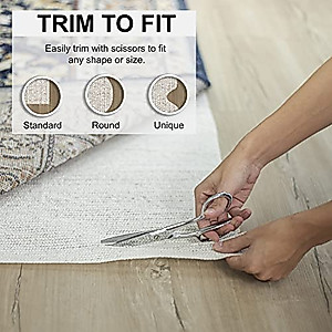 Mohawk Home 2' 6" x 10' Non Slip Rug Pad Gripper, Made in USA, Grips Keeps Area Rugs in Place – Safe For All Floors