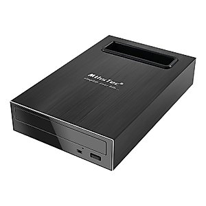 mthstec 4 in 1 External Blu-ray Drive, 16x USB 3.0 and Type-C External Bluray Drive, Multi-Function Fast-Charging Desktop BD/CD/DVD Burner/Read with HDD Enclosure USB HUB for Both Mac/PC