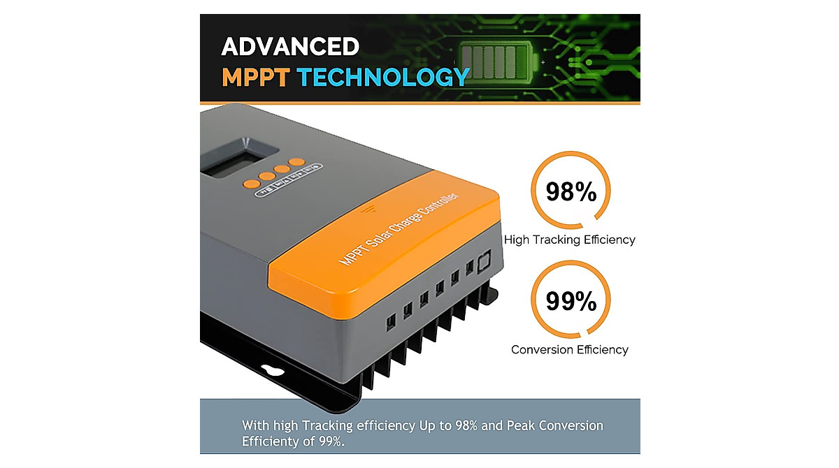 60A MPPT Solar Charge Controller for Efficient Charging