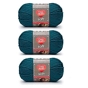 Bulk Buy: Red Heart Soft Yarn (3-Pack) Teal E728-9518