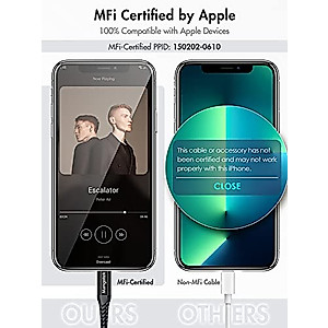 Mangotek Replacement for iPhone Headphones Adapter, Lightning to 3.5 mm Headphone Jack Adapter Audio Dongle Earphone Aux Adaptor for Apple iPhone 14 13 12 Pro Max Mini 11 SE 7 8 Plus X XS