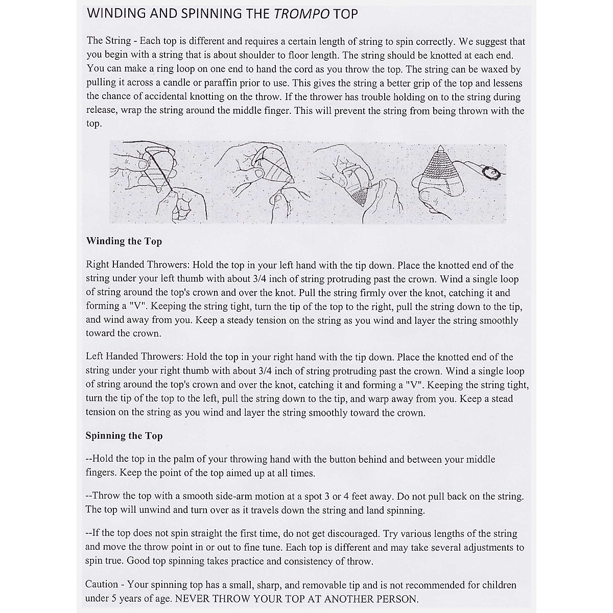 Leos Imports (TM) Mexican Trompo Spinning Top