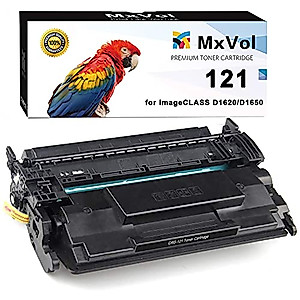 MxVol Compatible 121 Toner Cartridge Replacement for Canon 121 CRG-121 3252C001 Toner High Yield 5,000 Pages use for Canon imageCLASS D1620 D1650 Printer - 1 Pack Black