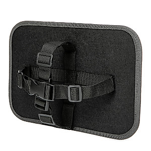 Nuby Shatterproof Rear Facing Backseat Baby Mirror, Grey