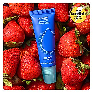 eos The Hero Lip Repair, Extra Dry Lip Treatment, 24HR Moisture, Natural Strawberry Extract, 0.35 fl oz, 2-Pack